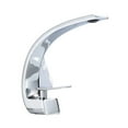 Chrome And Multicolored Brass Bathroom Faucet, Basin Sink Faucet Single ...