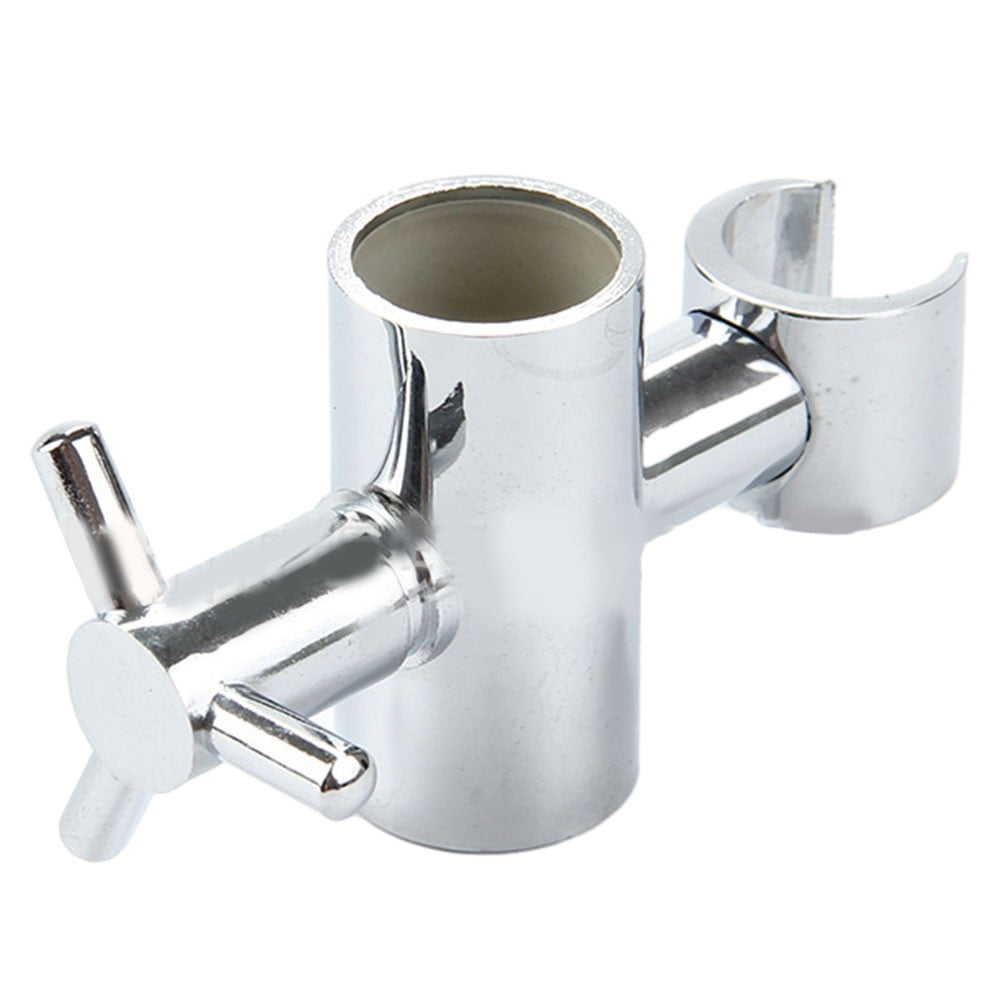 Chrome Bathroom Shower Head Holder Mount Riser Rail Bracket Slider ...