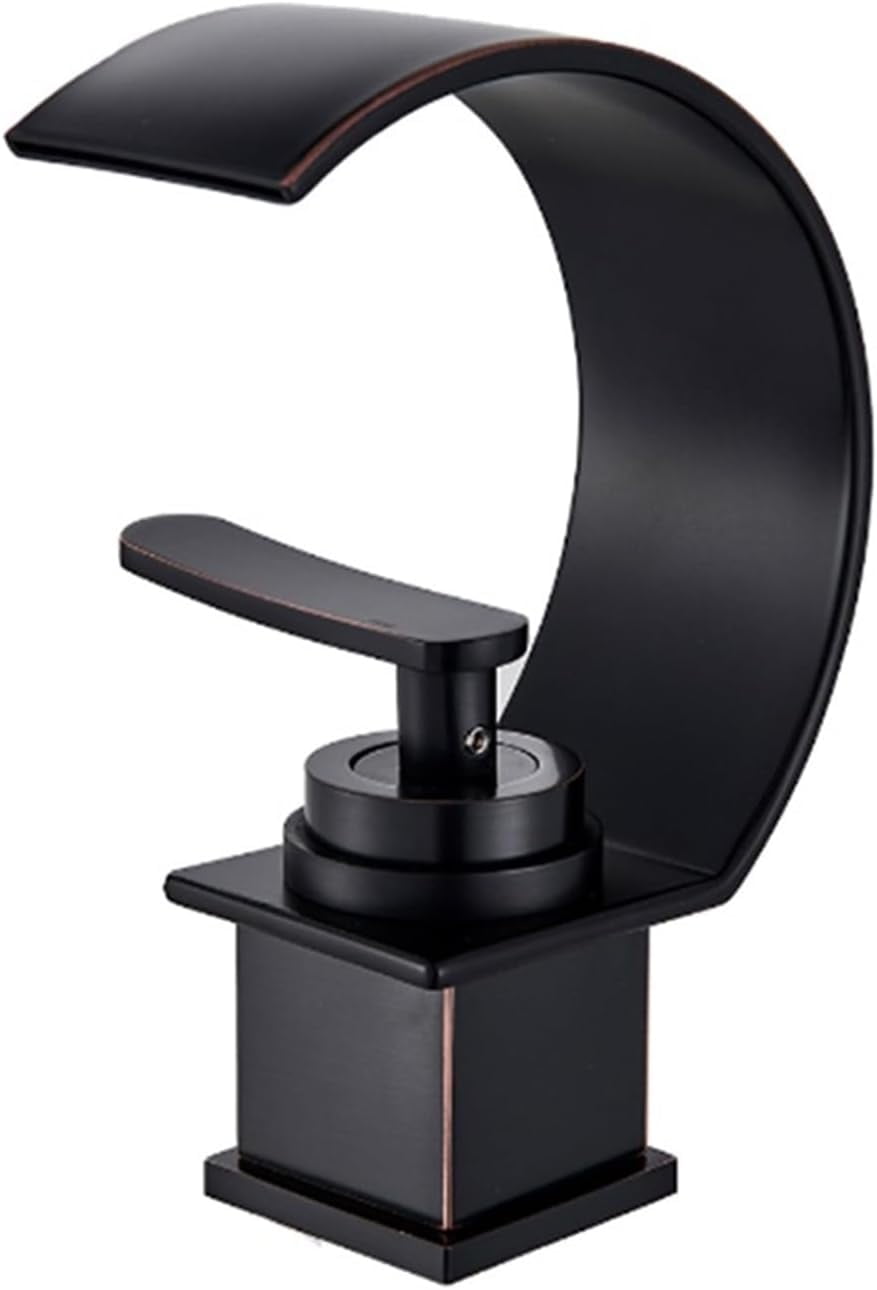 Chrome Bathroom Sink Faucet Contemporary Waterfall Outlet Gentle ...