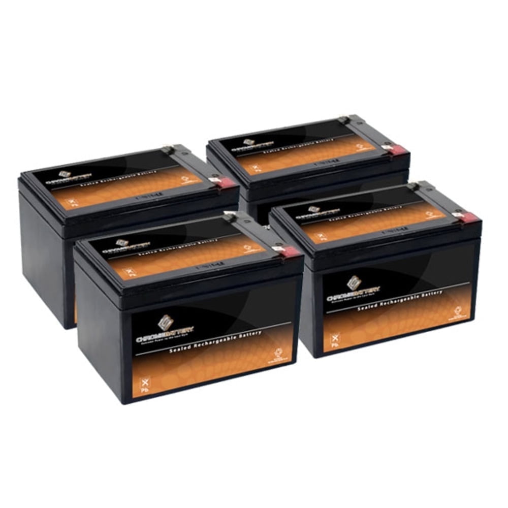 Chrome Battery 12V (12 Volts) (12 Volt) 12Ah SLA Battery replaces Cb12 ...