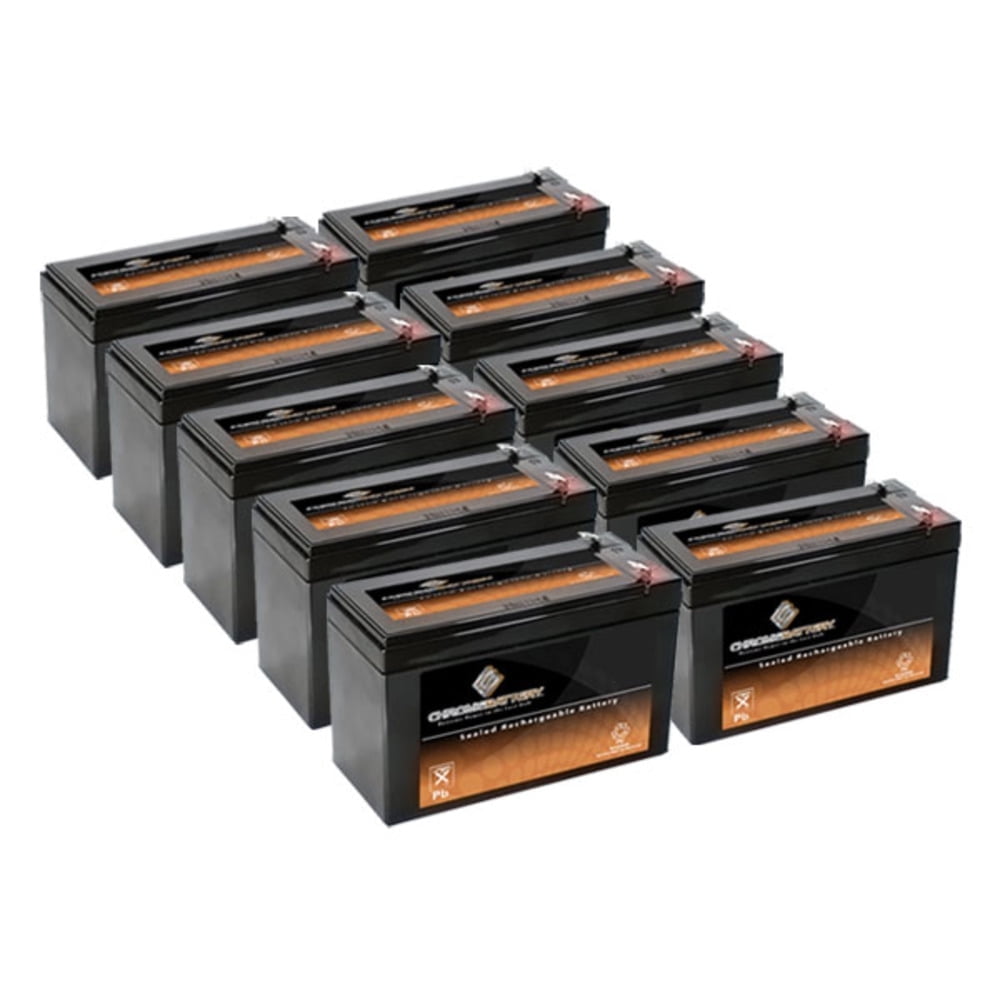 Chrome Battery 12V (12 Volts) (12 Volt) 7Ah SLA Battery replaces Hr9-12 ...