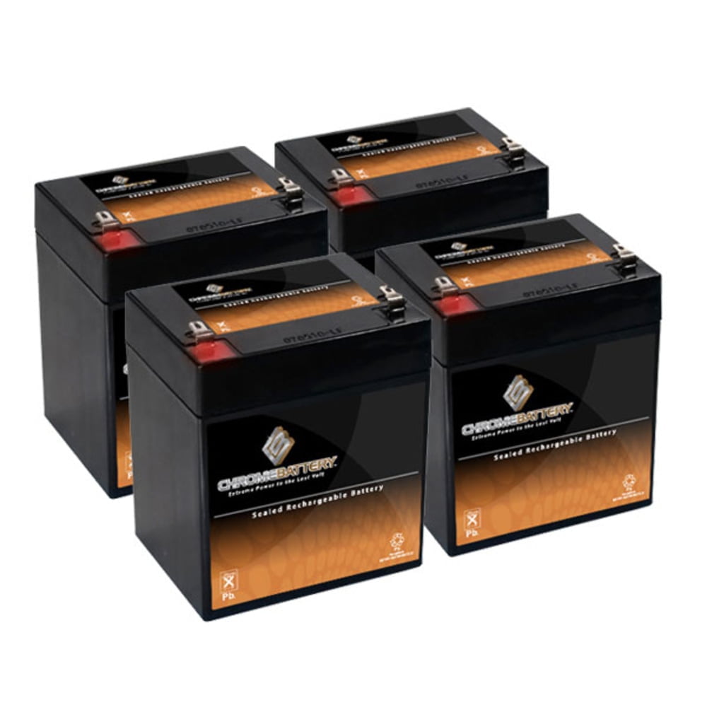 Chrome Battery 12V (12 Volts) 4Ah SLA Battery replaces Np4-12 Ub1245 ...