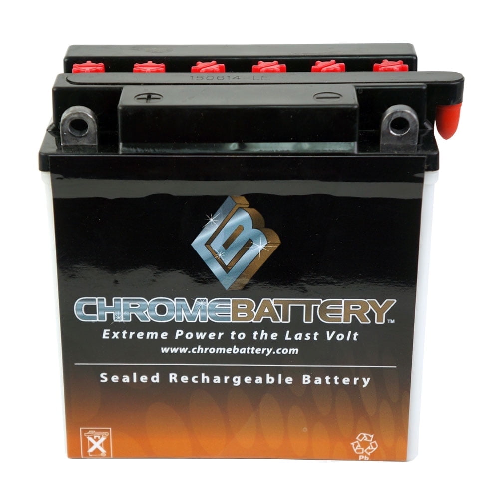 Chrome Battery 12n9-4b-1 (12n9-4b-1 12 Volts,9 Ah, 85 Cca) Motorcycle ...