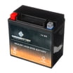 PowerStar Motorcycle, UTV & ATV Battery PS-14BS-36, Replaces YTX14-BS ...