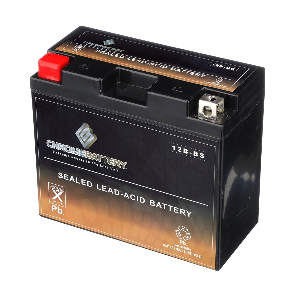 Chrome Battery Yt12b-bs (12b-bs 12 Volts,10 Ah, 125 Cca) Motorcycle ...