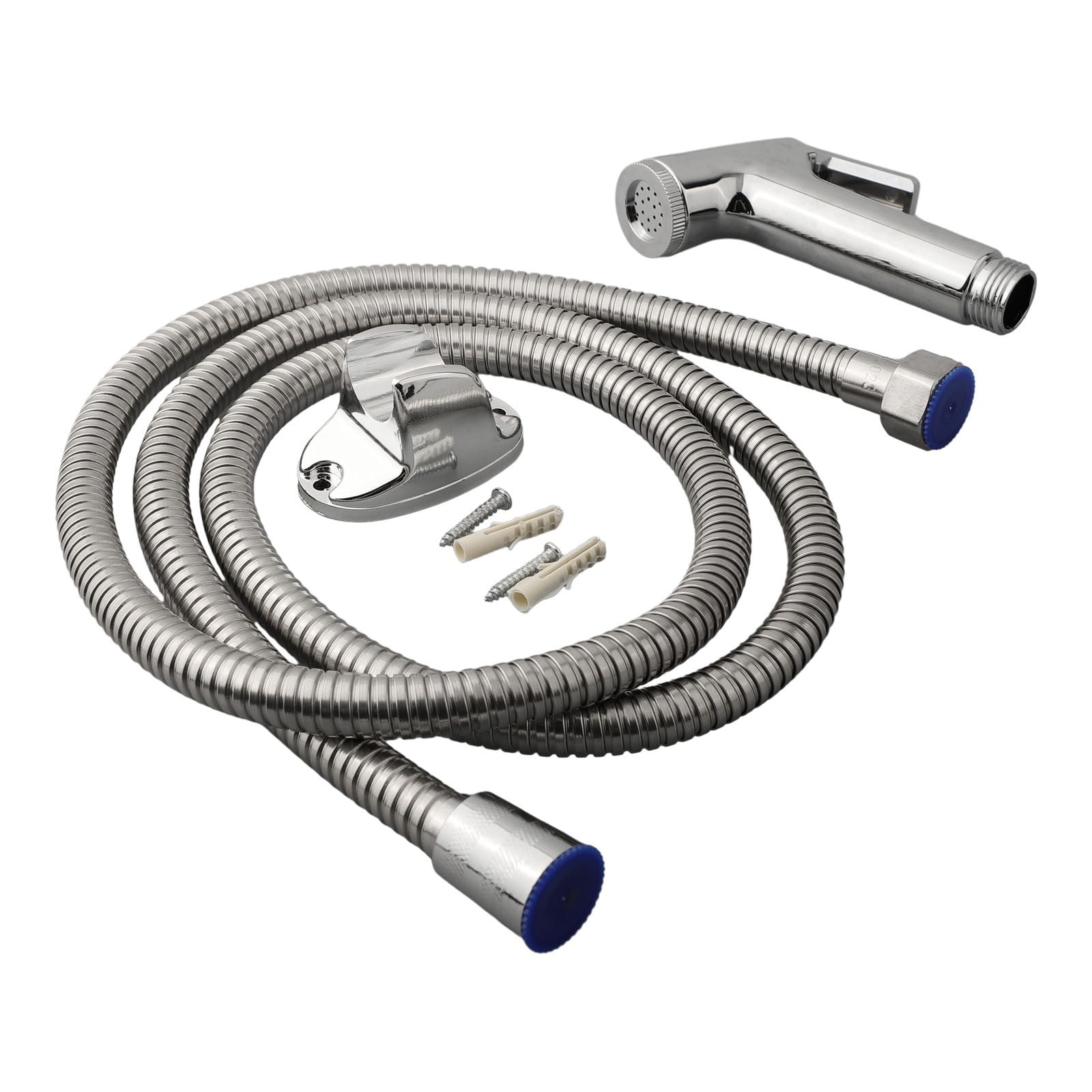 Chrome Bidet Shattaf Douche Spray Hygienic Toilet Shower Head Hose Set ...