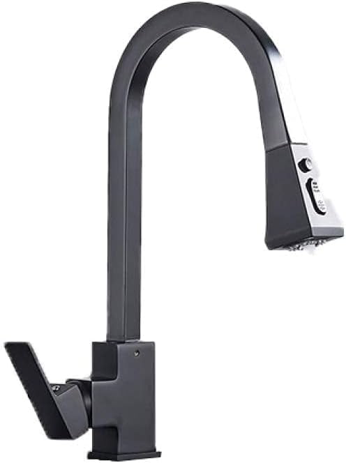 Chrome Blacked White Brushed Nickel Kitchen Basin Faucet Hot Cold ...