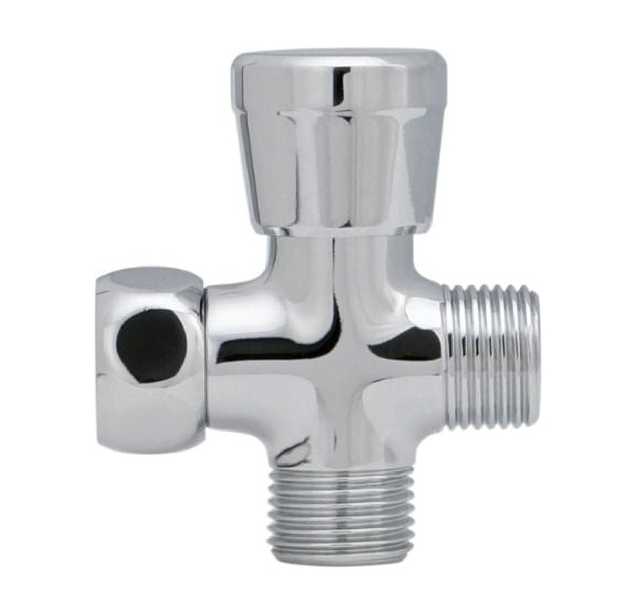 Chrome Brass Flow Diverter， Push/Pull Type - Walmart.com