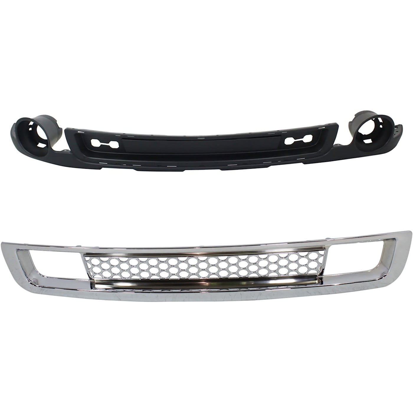 Chrome Bumper Bar Grille Kit 2007-2013 for GMC for Sierra 1500 for ...
