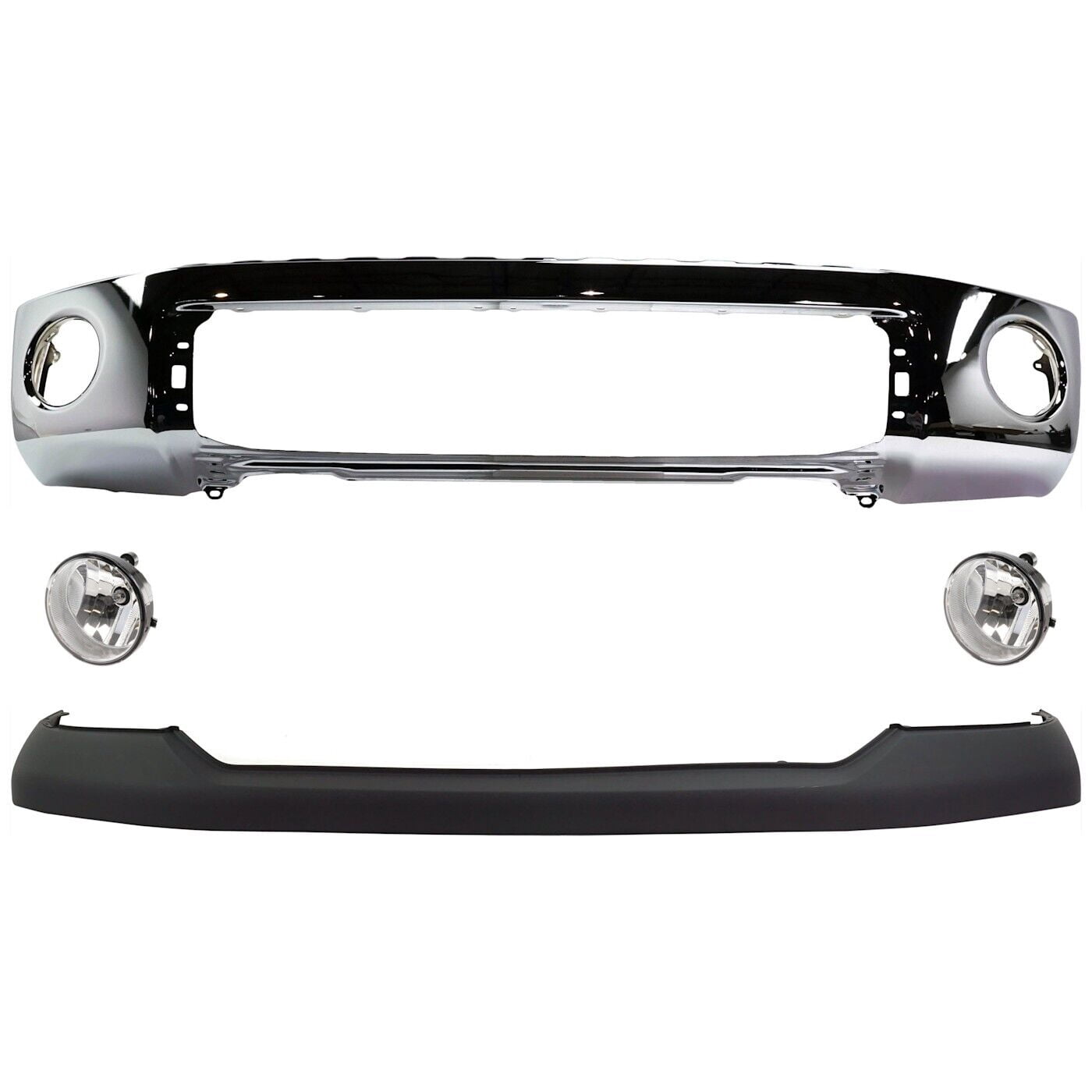 Chrome Bumper Face Bars Front for Toyota for Tundra 2007-2013 ...