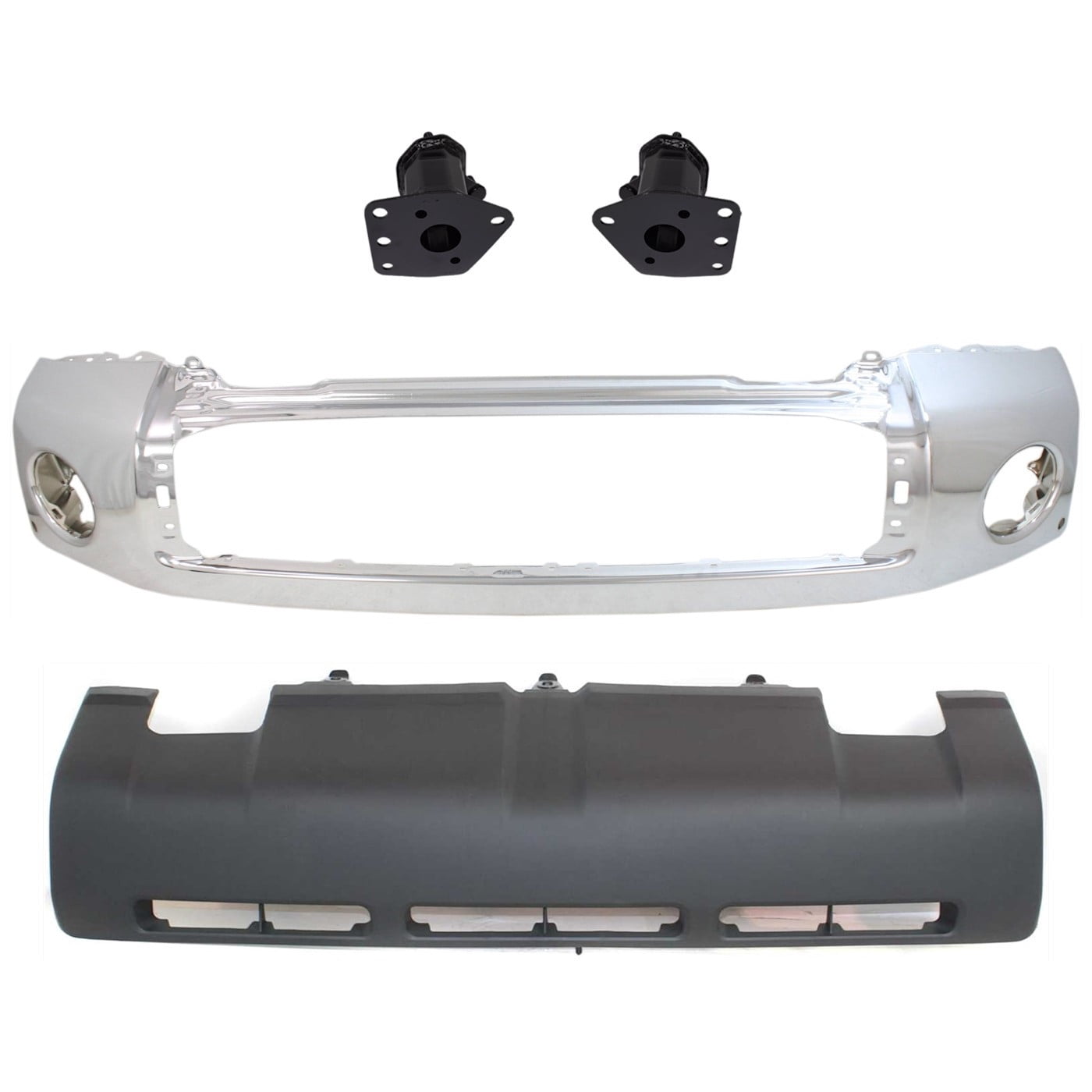 Chrome Bumper Face Bars for Toyota for Tundra 2007-2009 - Park Assist ...