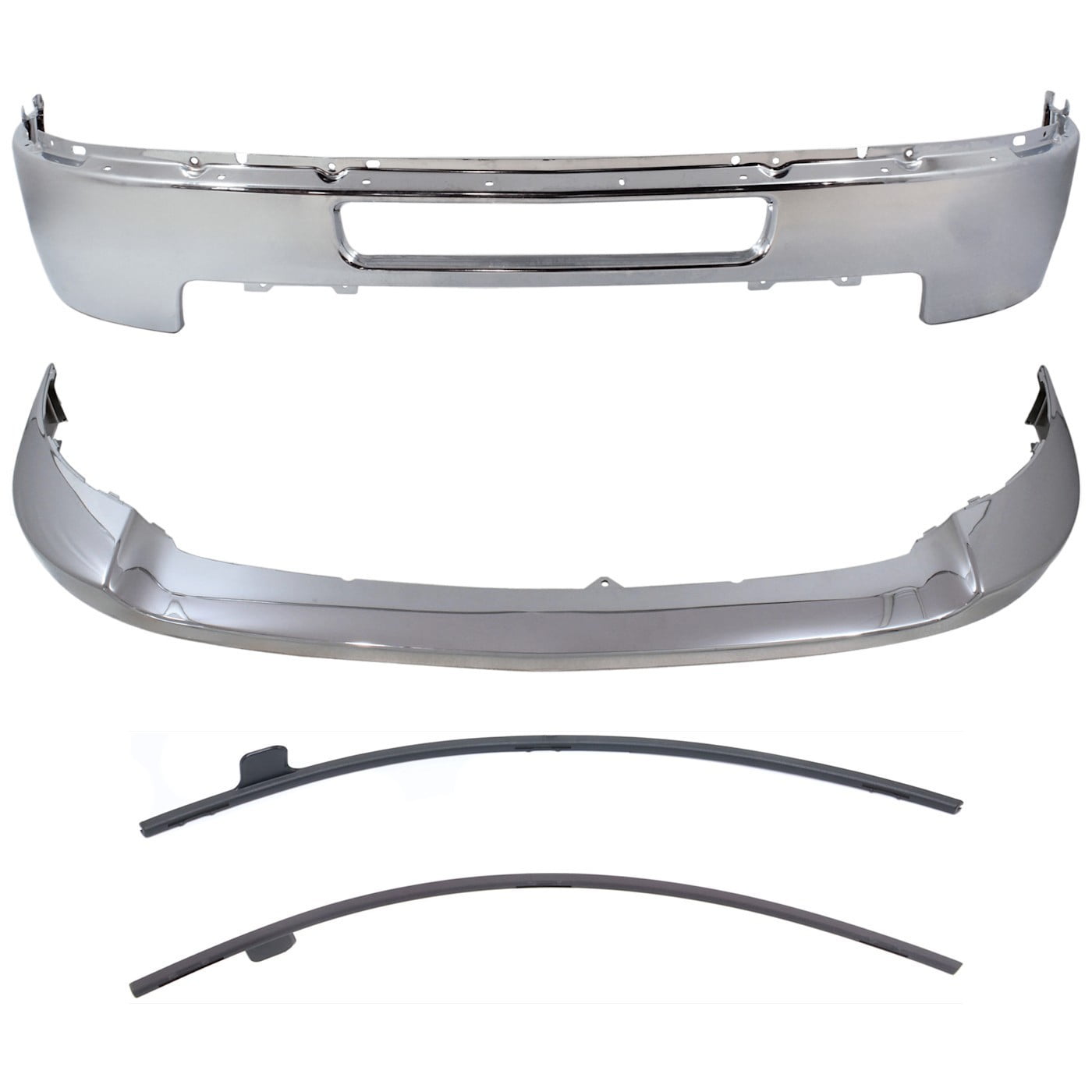 Chrome Bumper Kit for 2012-2020 for Silverado 2500HD/3500HD - Bumper ...