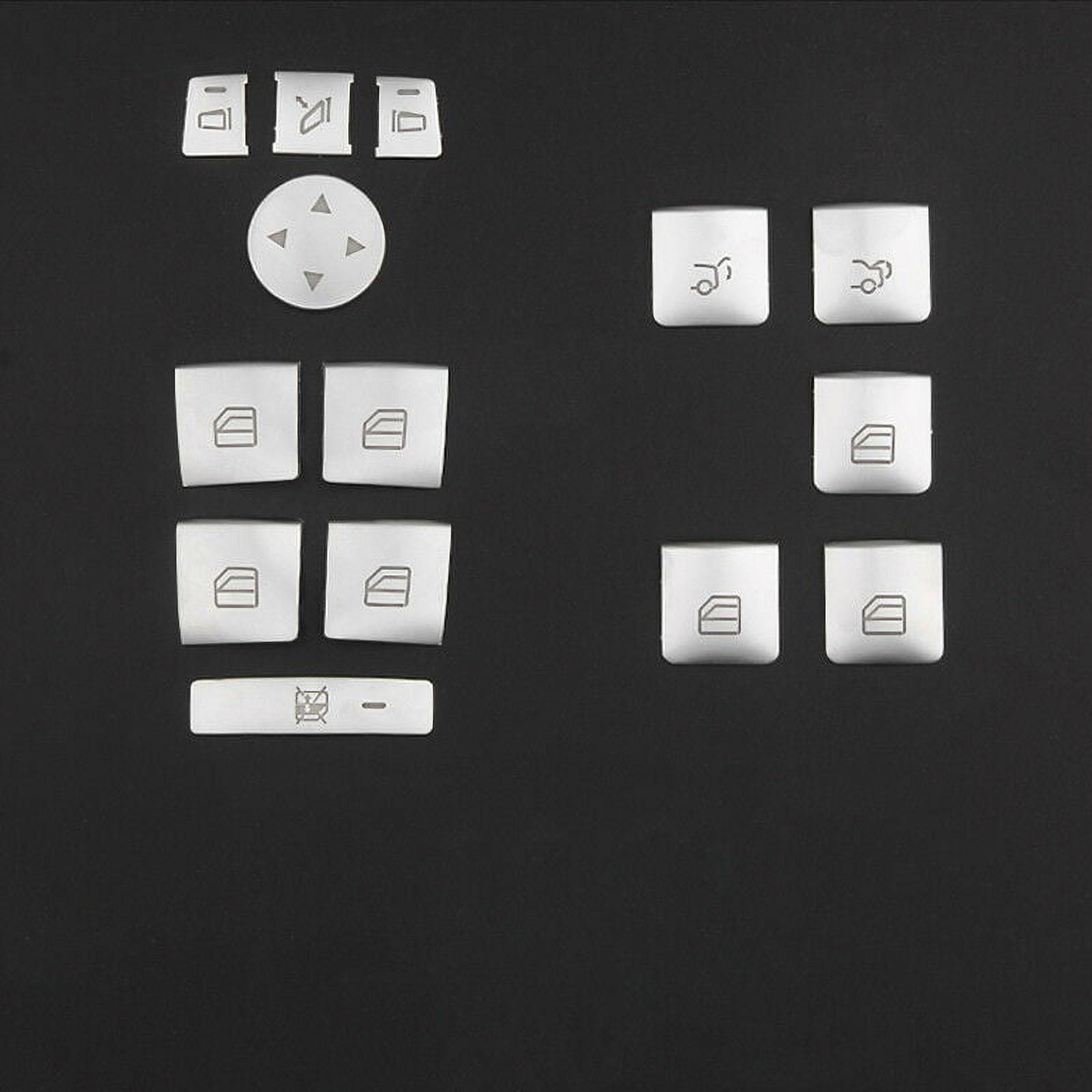 Chrome Car Casement Lift Button Switch Trim For Mercedes-Benz A/B/C ...