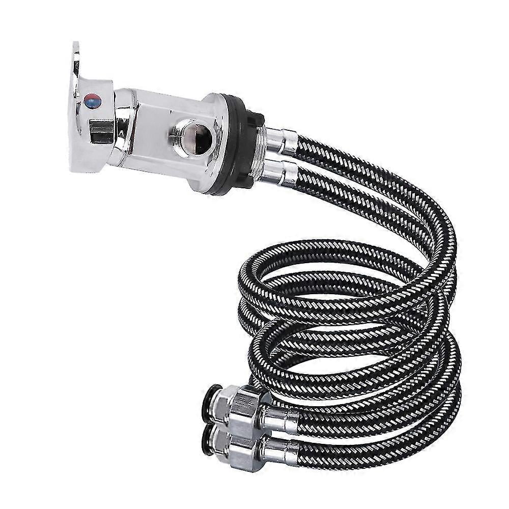 Chrome Caravan Motorhome Campervan Shower Mixer Tap Outlet 1/2 With ...