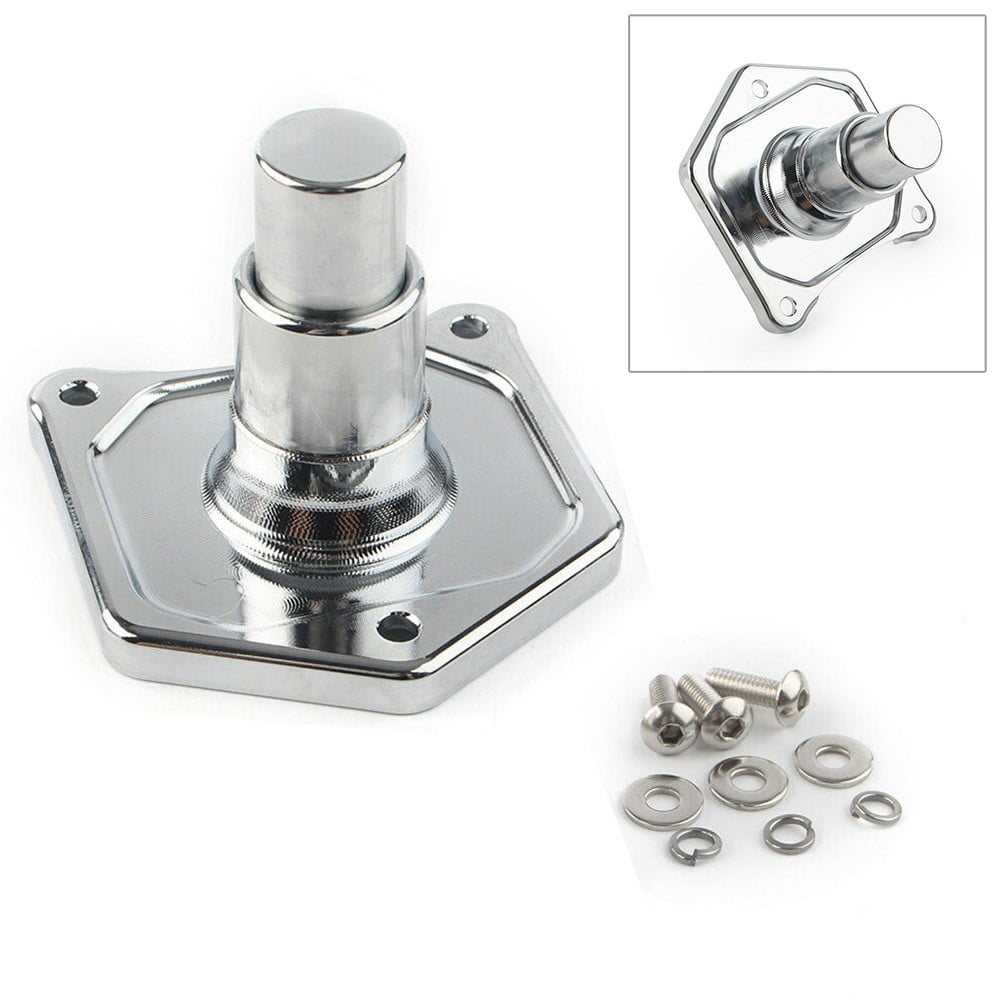 Chrome Cnc Solenoid Cover Push Button Starter Switch for Harley Big ...