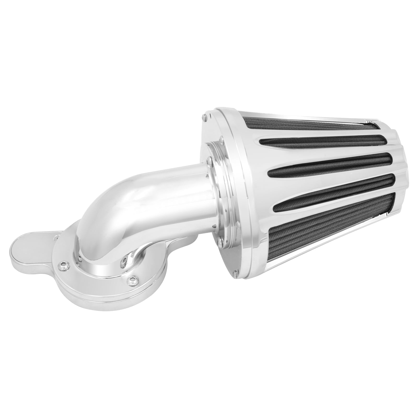 Chrome Cone Air Filter Gray Intake For Harley Sportster 883 1200 48 72 2004-2022 - Walmart.com