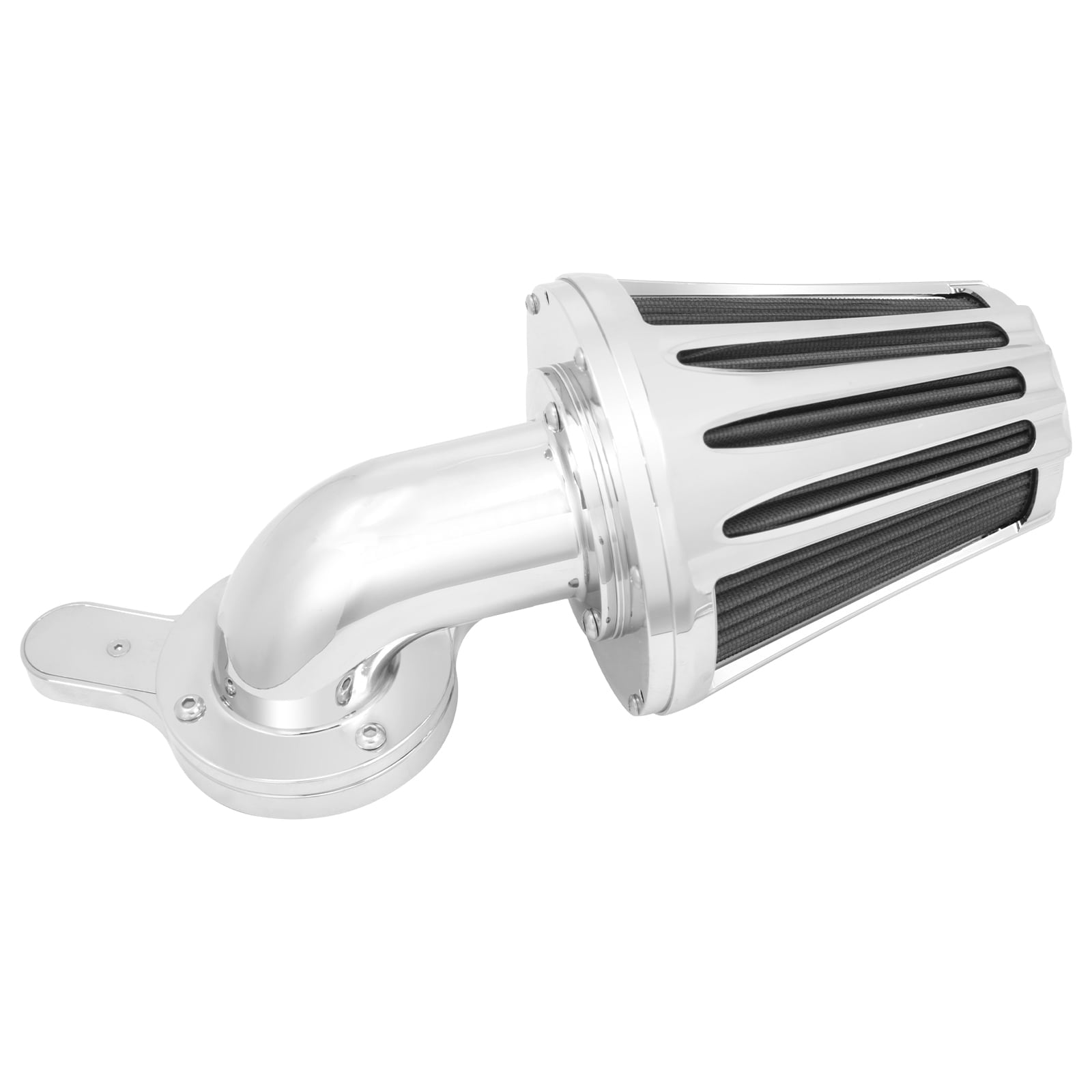 Chrome Cone Air Filter Gray Intake For Harley Touring Road Electra ...