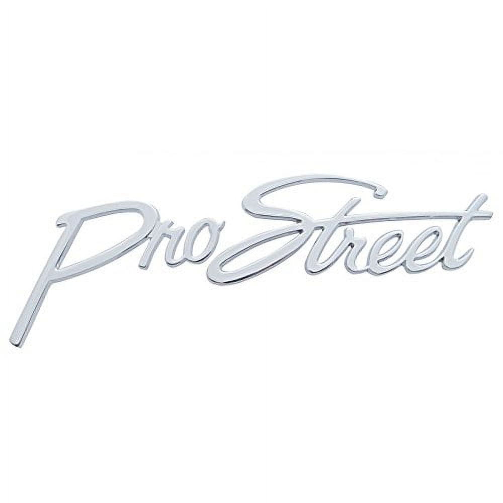 Chrome Die-Cast "Pro Street" Emblem - Walmart.com