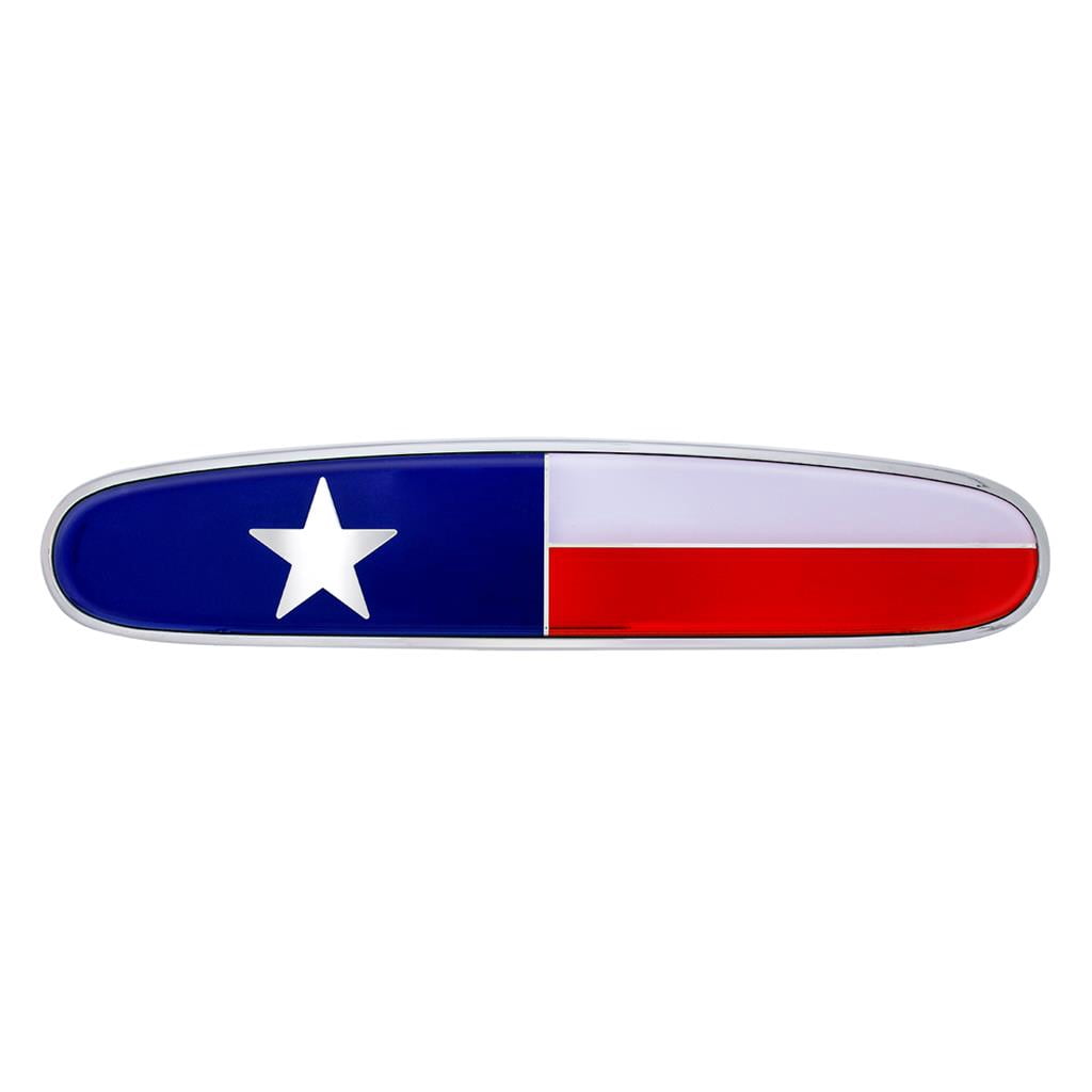 Chrome Die Cast Texas Flag Emblem For Various Freightliner Models ...