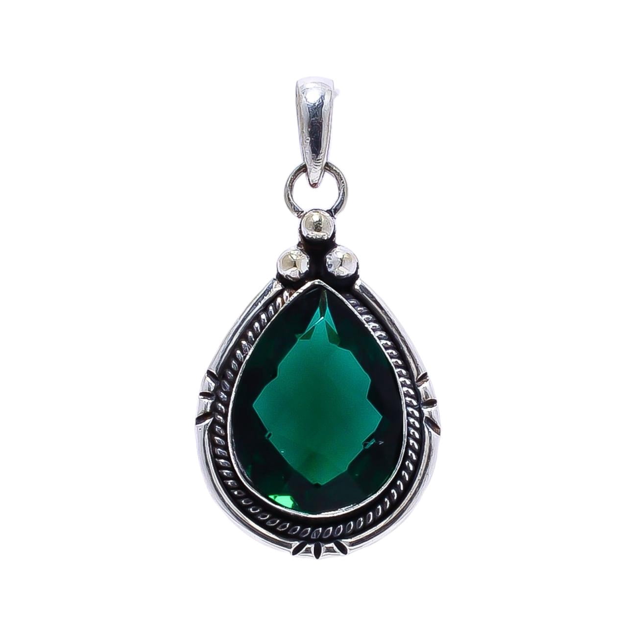 Chrome Diopside 925 Sterling Silver Pendant V10037, Chrome Diopside ...