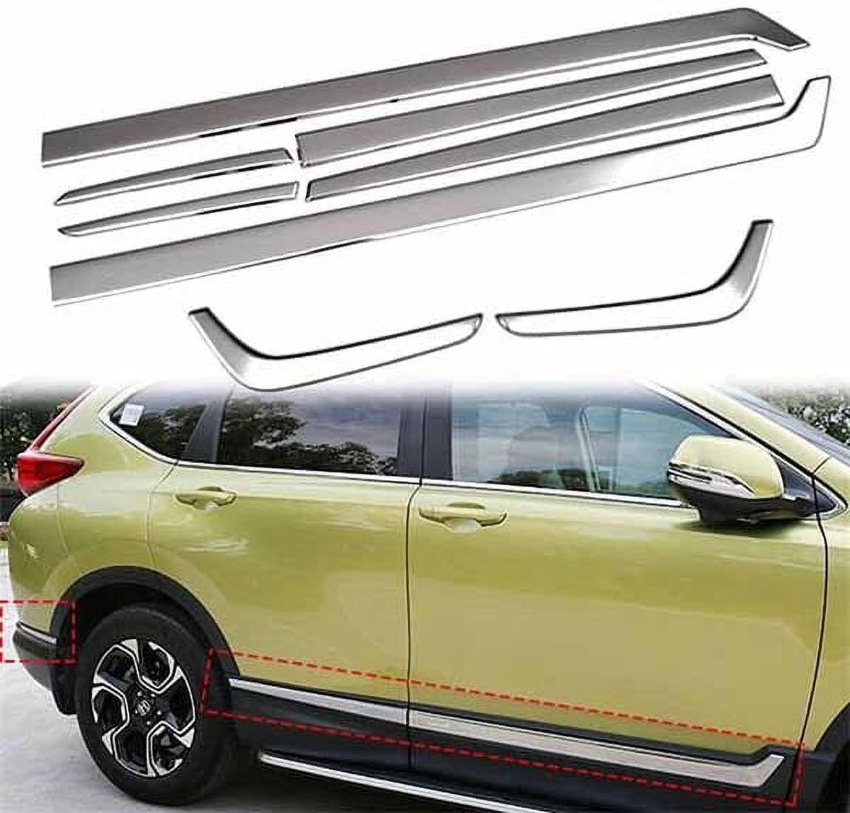 Chrome Door Body Side Molding Trim Fit for 2017-2021 CR-V EX-L EX LX ...