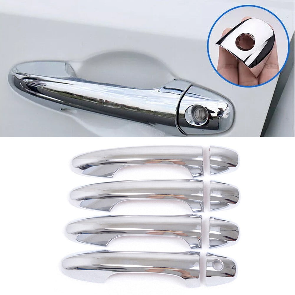Chrome Door Handle Cover Car Handle Cover Plastic Material - Walmart.com