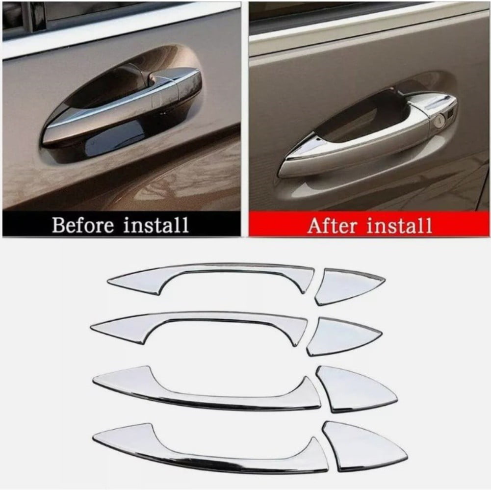Chrome Door Handle Covers for Luxury Vehicles E for GLK ML CLA C-Class ...