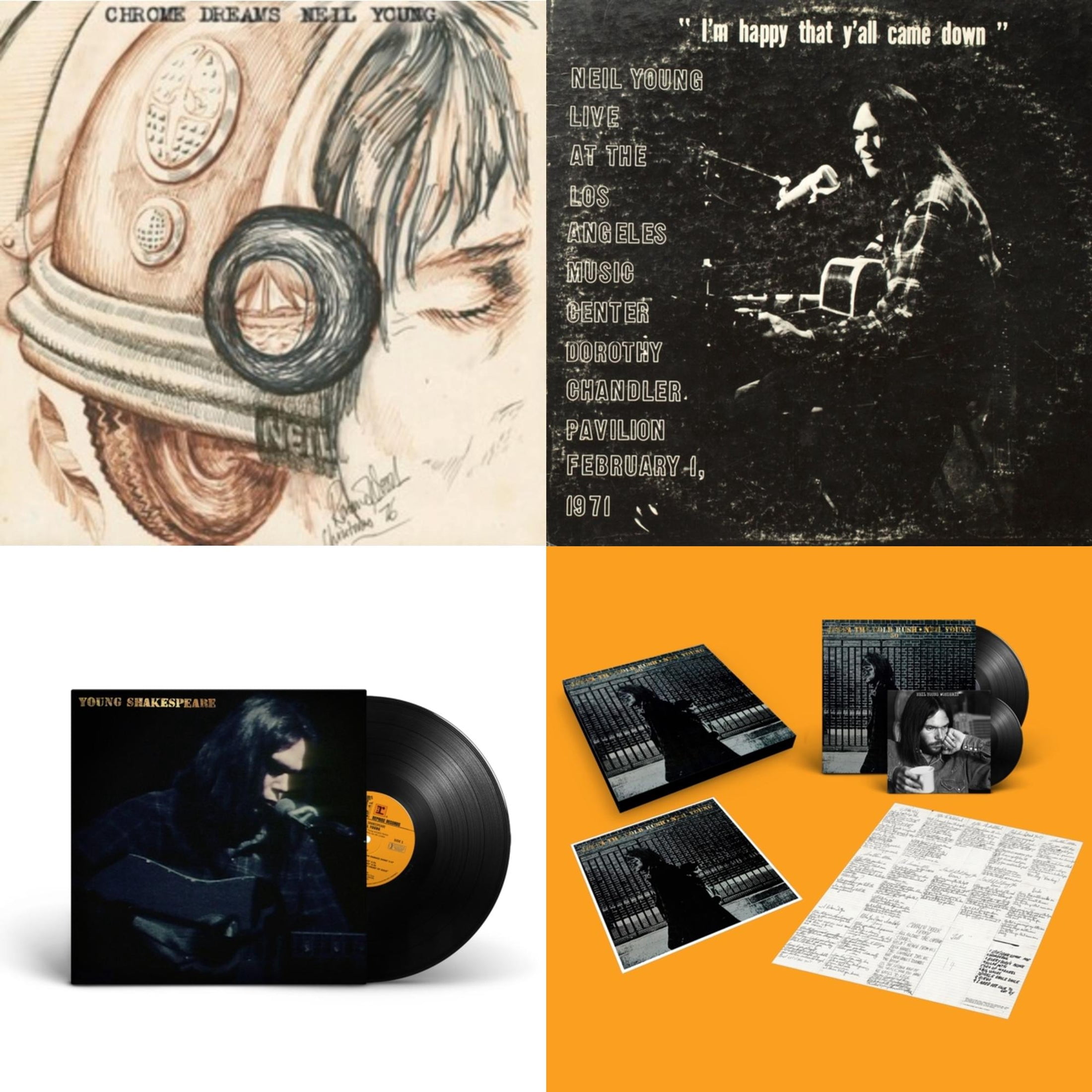 Chrome Dreams (2LP) & Dorothy Chandler Pavilion 1971 & Young ...