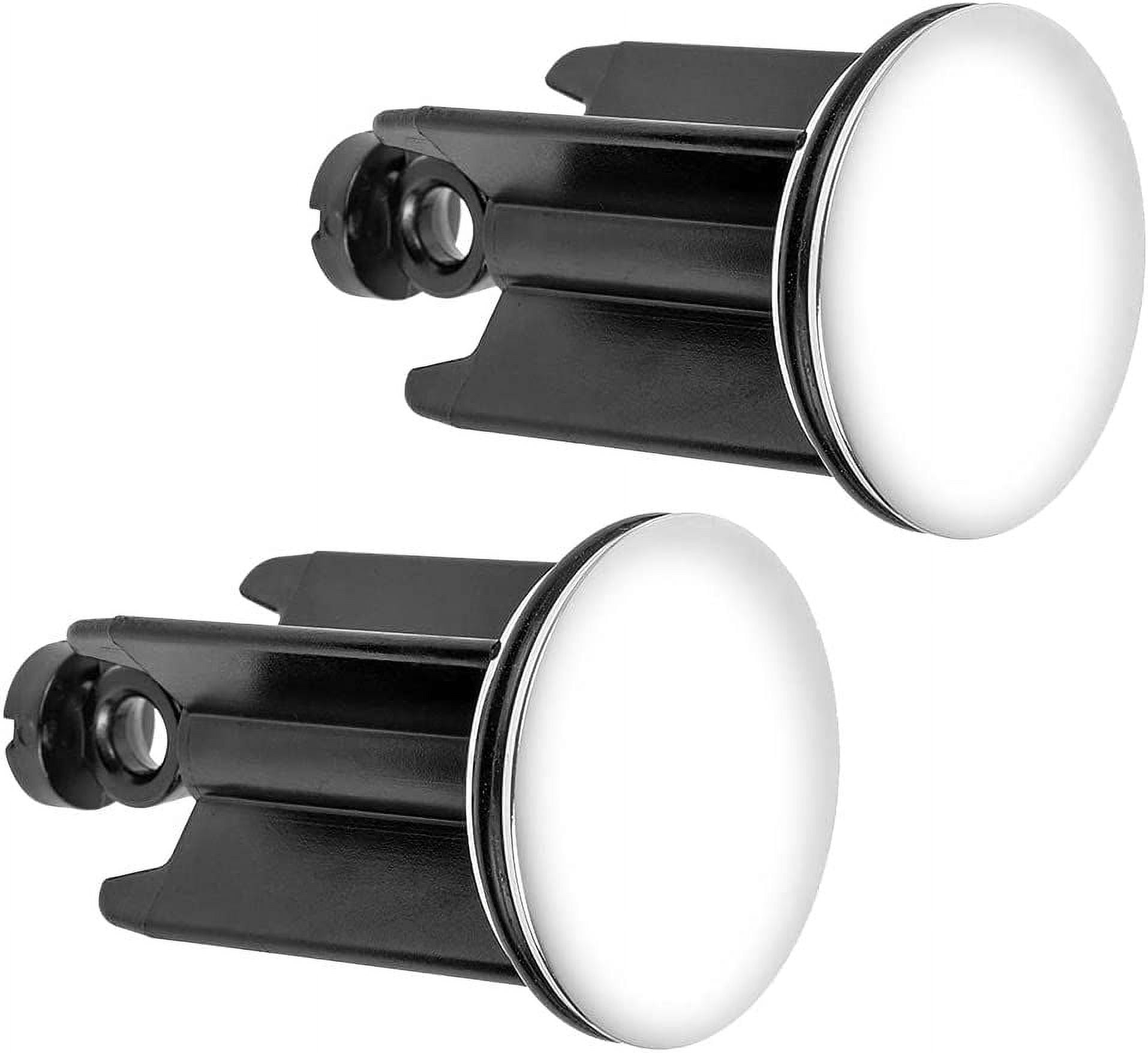 Chrome Finish Bathroom Sink Pop-Up Stoppers, Plastic Body with ...
