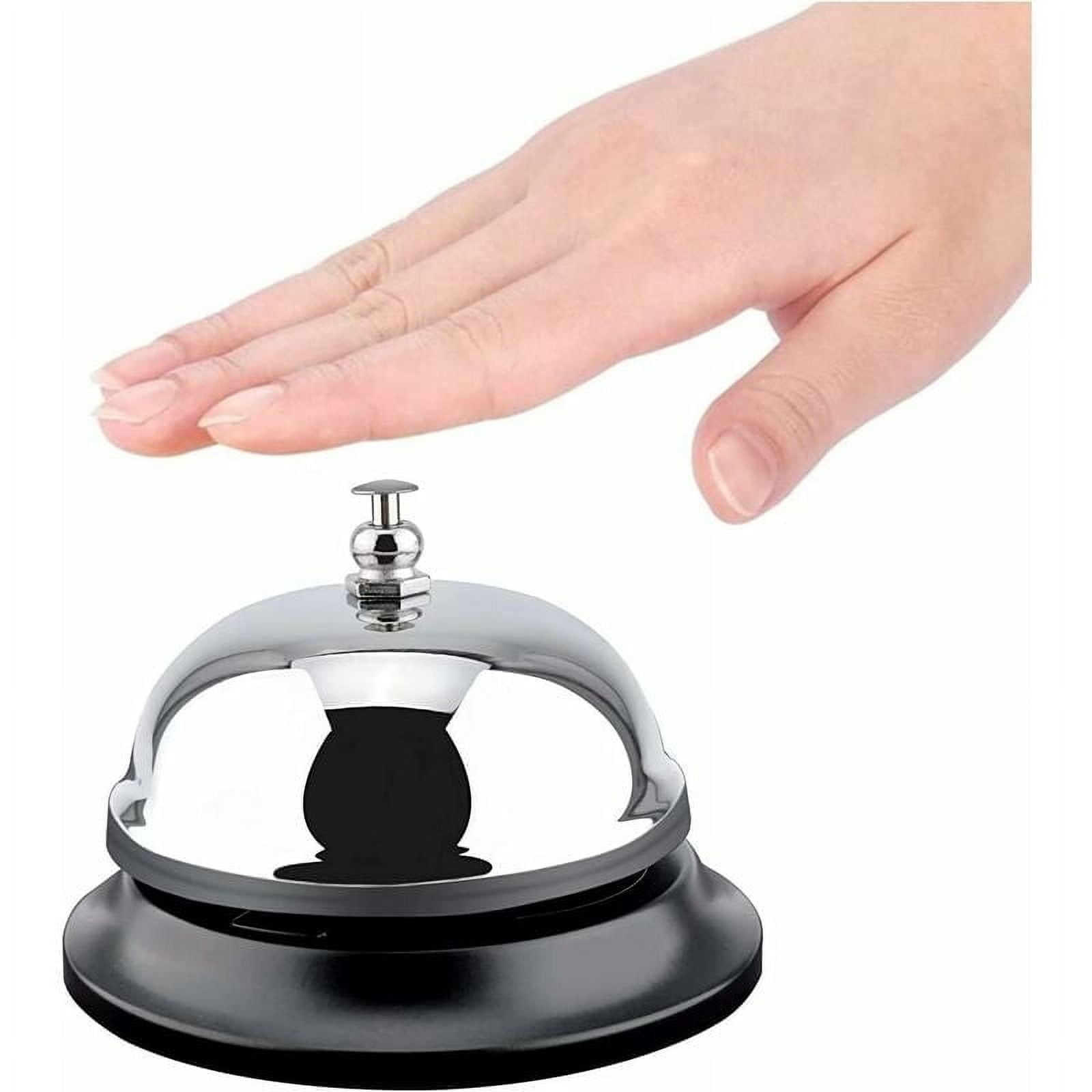 Chrome Finish Desk Bell, Stainless Steel Material For Communication ...