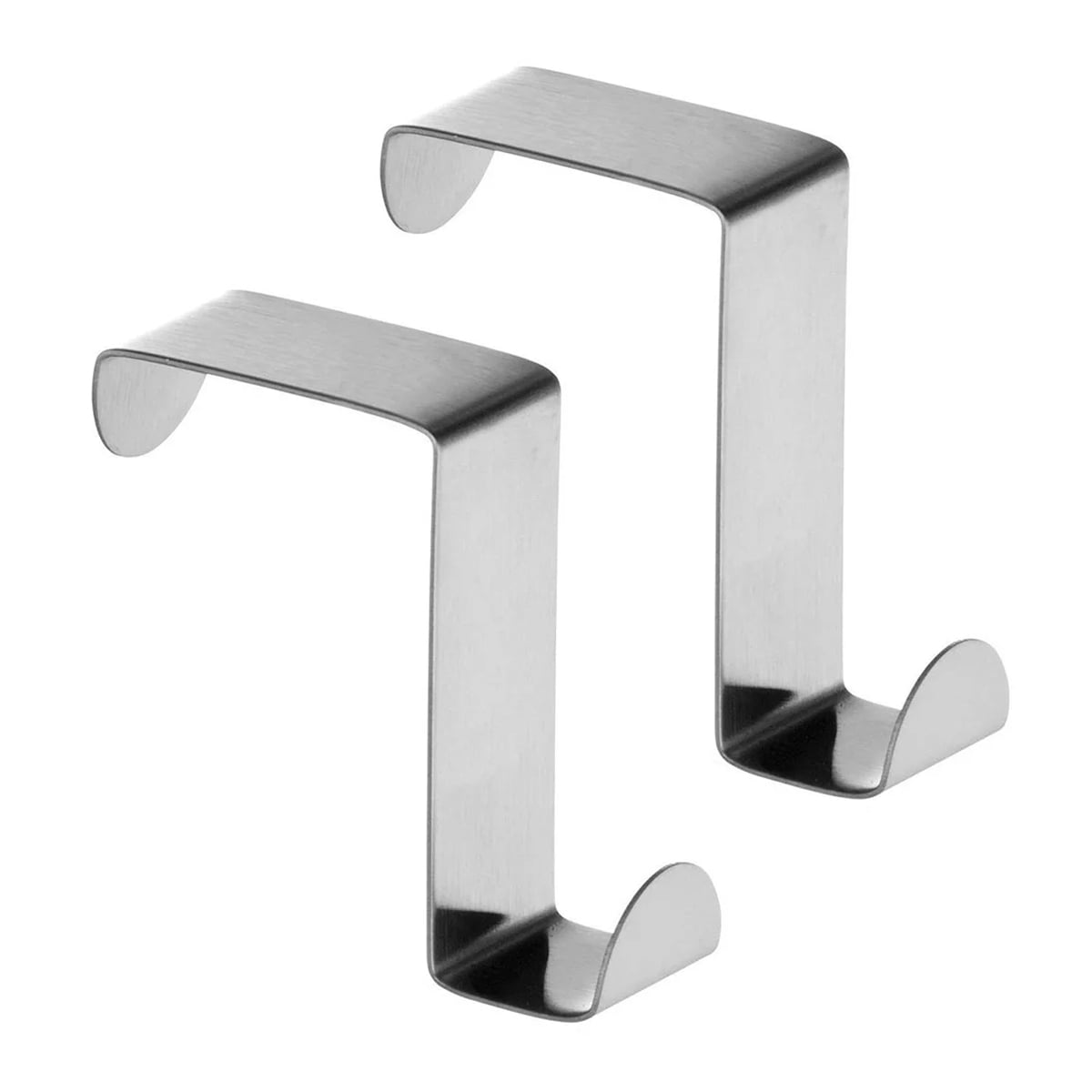 Chrome Finish Reversible Door Hooks, Over Door Cabinet Hooks for Multi ...