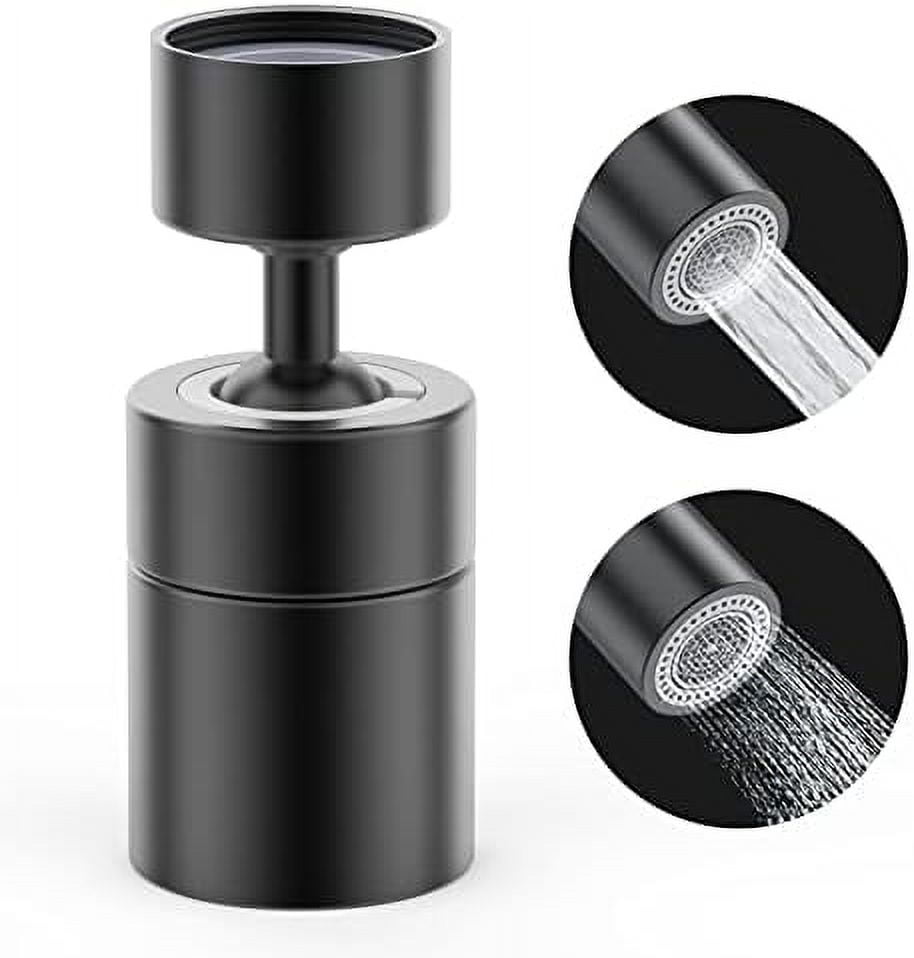 Chrome Finish Solid Brass Aerator, Big Angle Rotation for Wide Reach ...