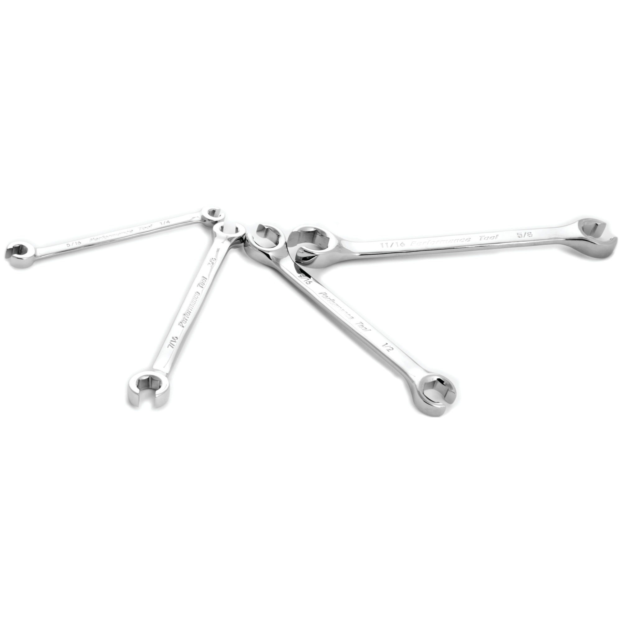 Performance Tool W30430 SAE Flare Nut Wrench, 4-Piece - Walmart.com