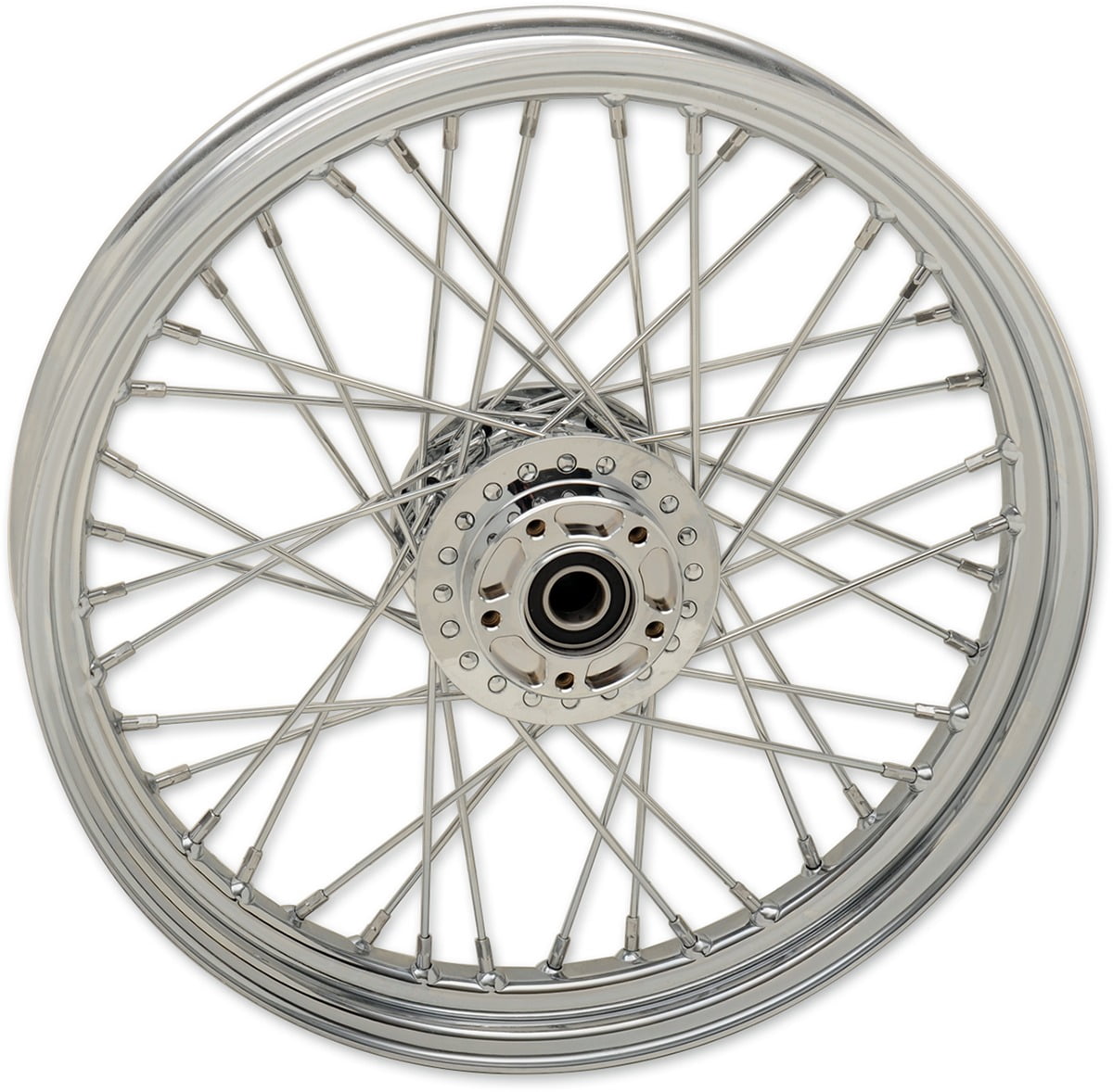 Chrome Front 19x2.5 40-Spoke Laced Wheel (Non-ABS)(Single Disc ...