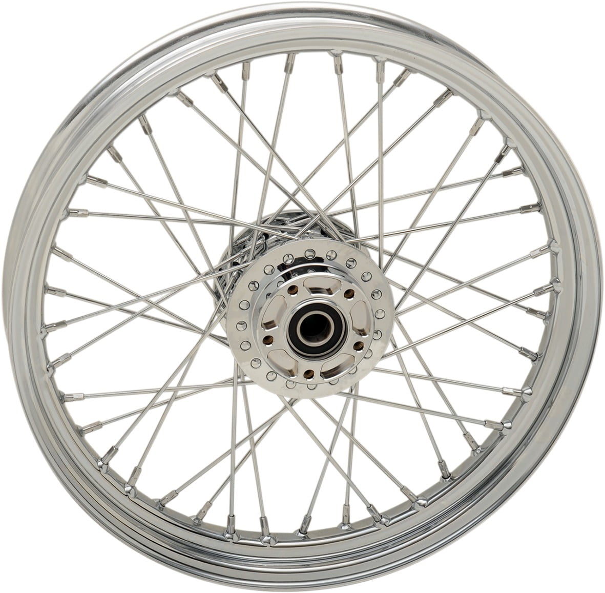 Chrome Front 19x2.5 40-Spoke Laced Wheel w/ABS (Single Disc) - Walmart.com