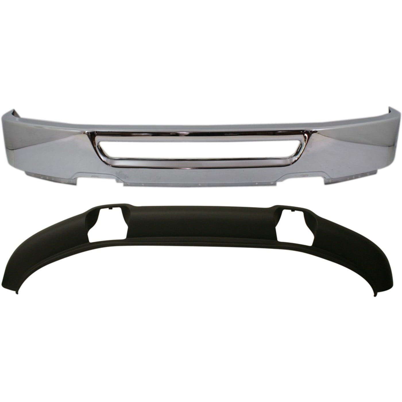 Chrome Front Bumper Bars for Ford for F-150 2007-2008 - 30-Day Return ...