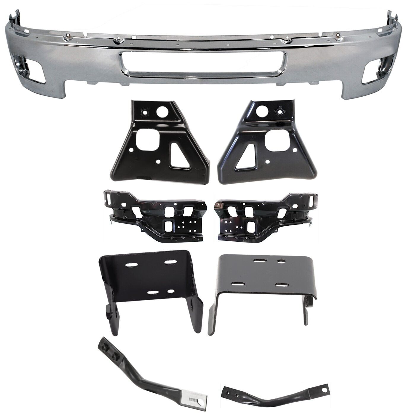 Chrome Front Bumper Face Bars for Chevy for For Silverado 3500 Hd ...