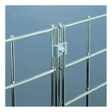 Chrome Gridwall Joining Clips - Grid Panel Joiner Connectors - 8 Pack ...