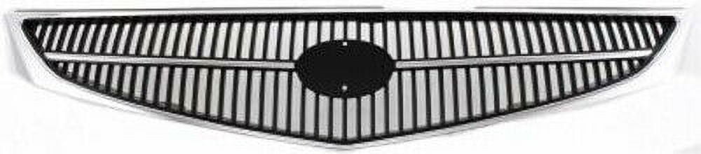 Grille For 99-2001 Toyota Solara Chrome Shell w/ Black Insert Plastic ...