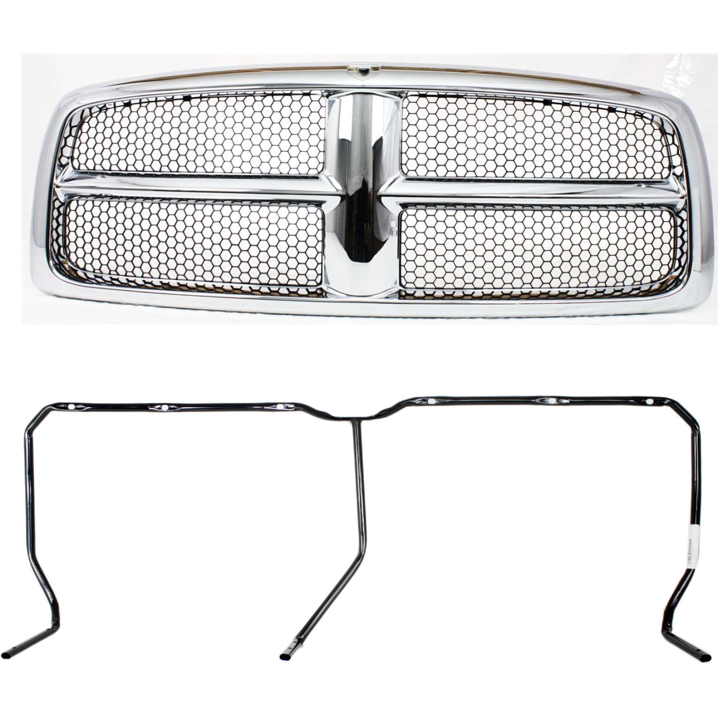 Chrome Grille Assembly Kit - 2002-2005 for Dodge for Ram 1500, 2003 ...