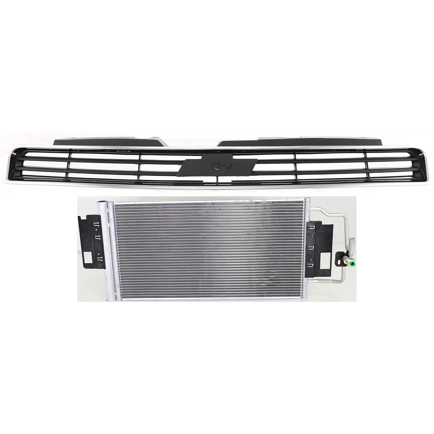 Chrome Grille Assembly for 2006-2009 for Chevy for Impala (Ss, Ls, Lt ...