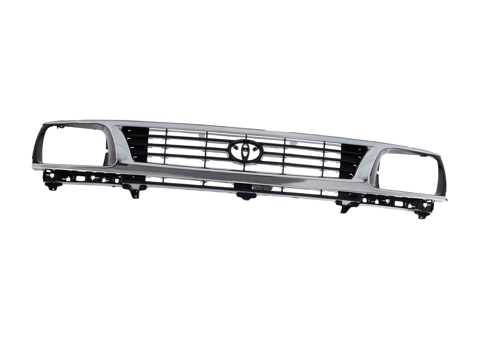 Chrome Grille Shell Surrond with Black Insert For 1995-1996 Toyota ...