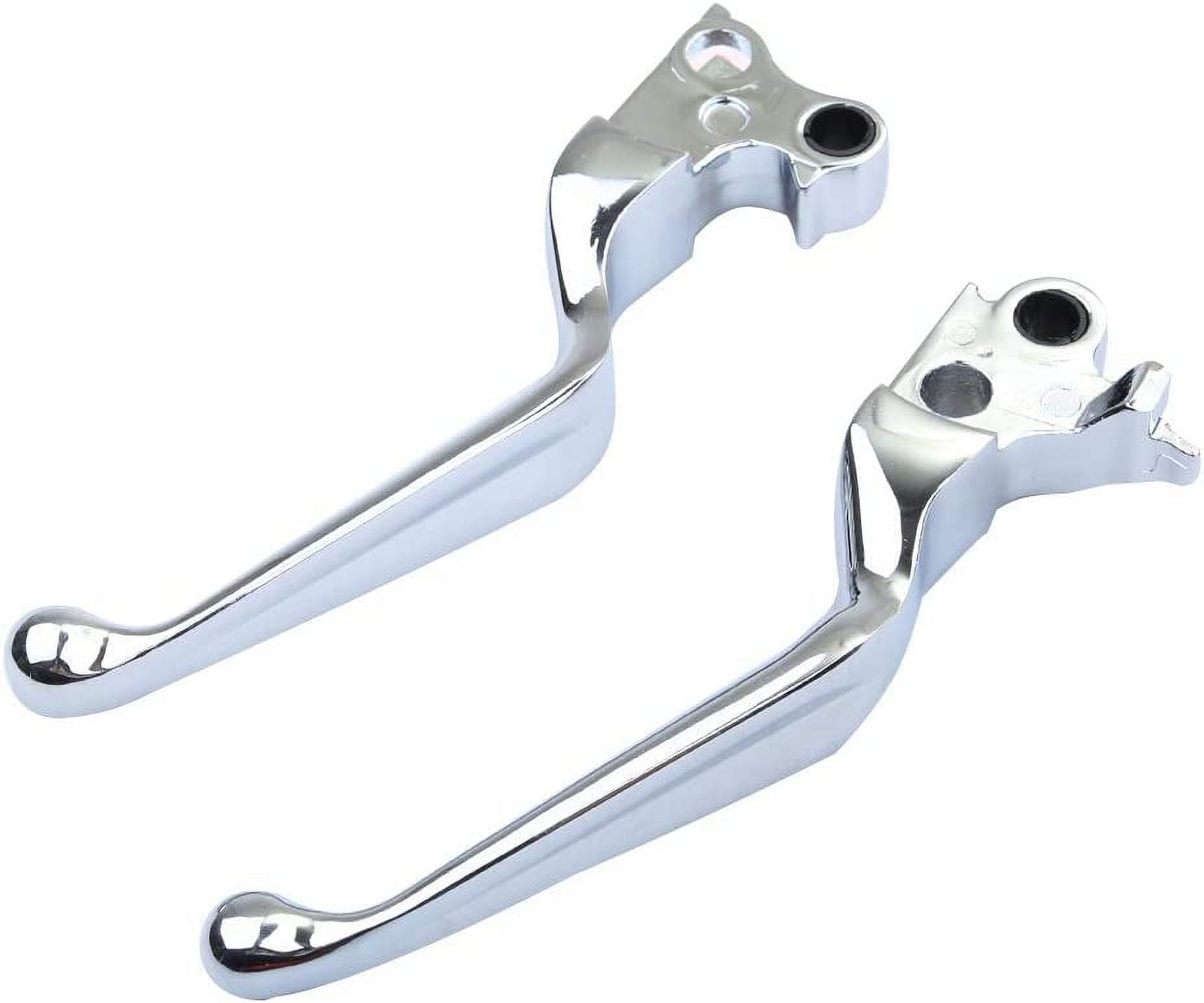 Chrome Hand Levers Brake Lever + Clutch Lever Replacement for Harley ...