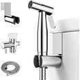 Chrome Handheld Bidet Sprayer for Toilet - Stainless Steel Cloth Diaper ...