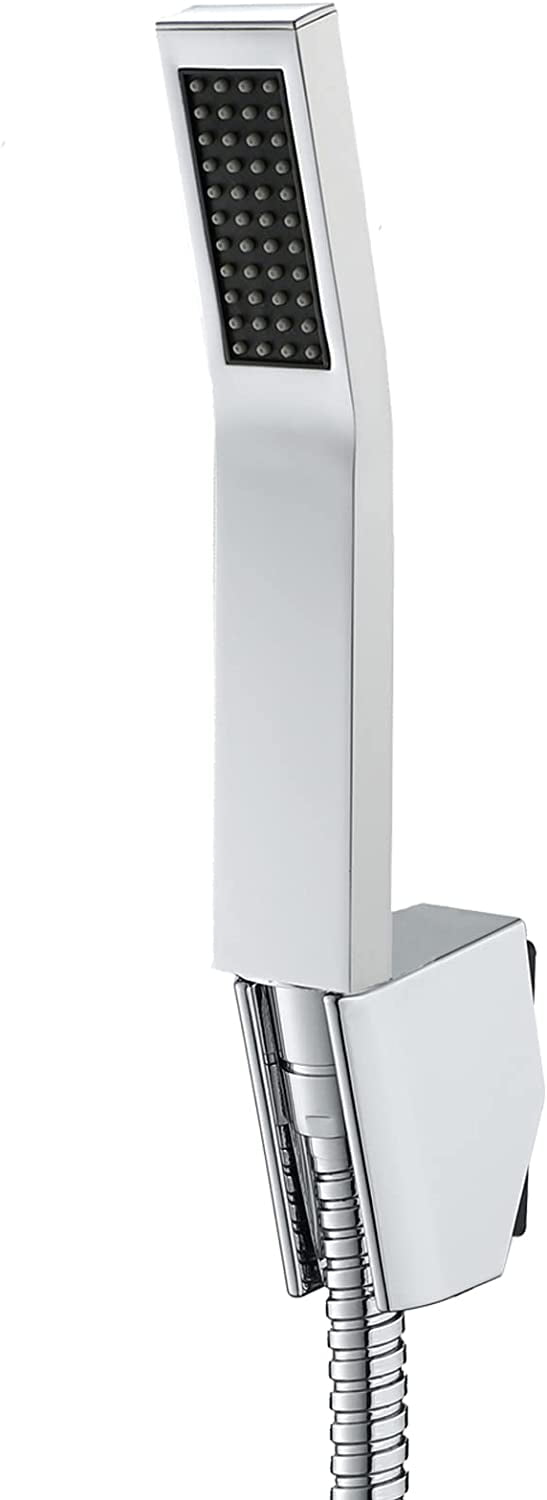 Chrome Handheld Shower Head Kit, High Pressure Bathroom Handheld ...