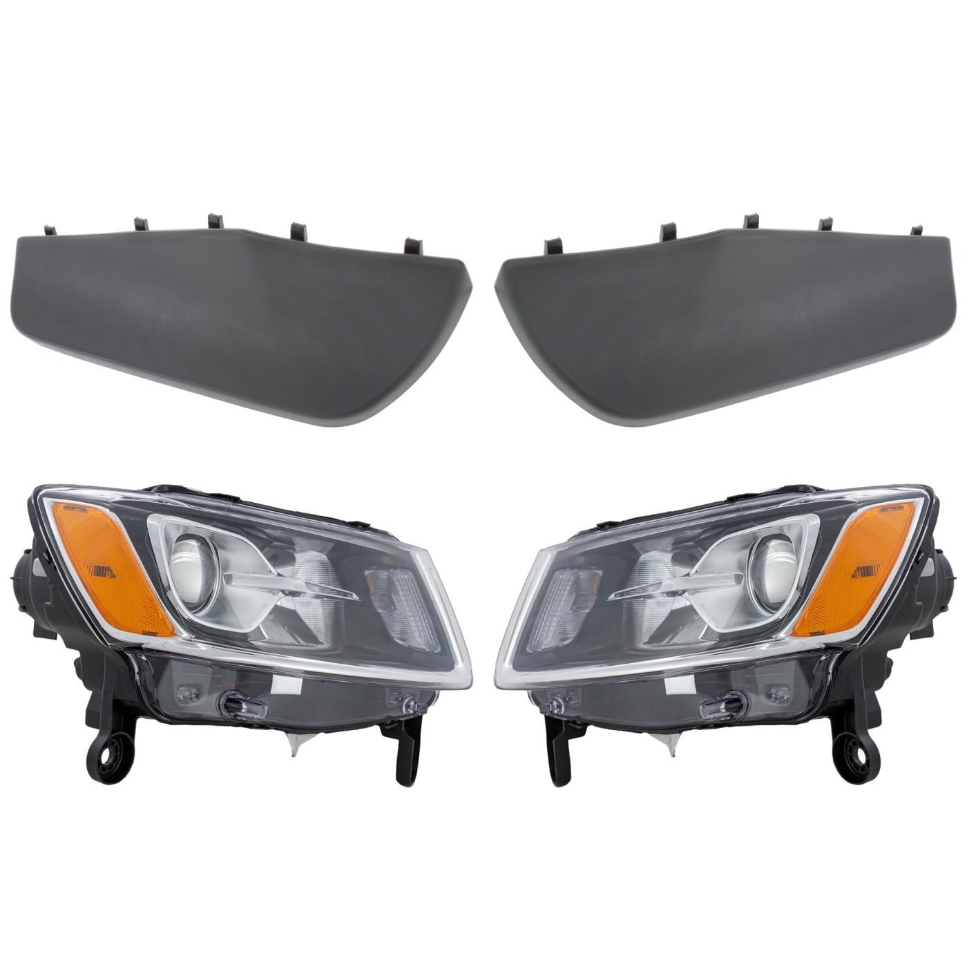 Chrome Head Kit for 2014-2016 for Jeep for Grand for Cherokee LH RH ...