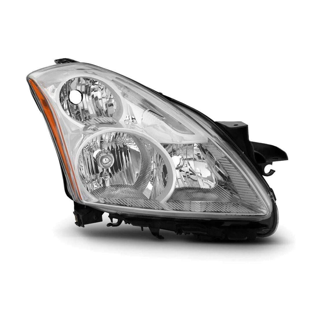 Chrome Headlight Headlamp - Right Passenger Side with Heavy Duty ...