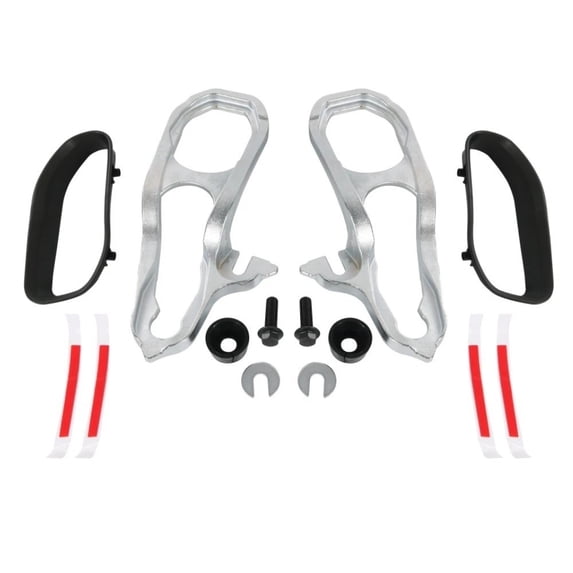 Chrome Heavy Duty Front Tow Hooks with Hardware For 2019 2020 2021 Ram ...