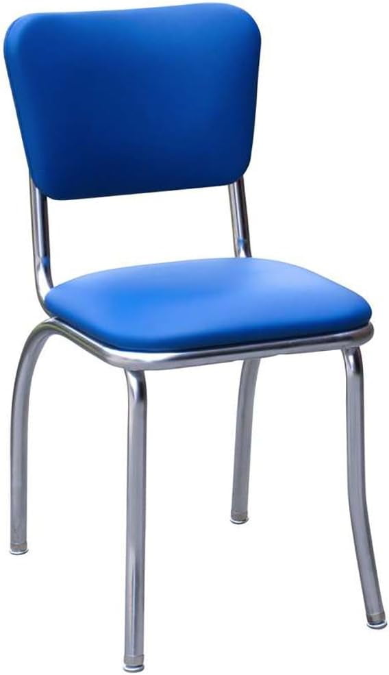 Chrome Kitchen Chair with Pulled Seat Retro - Walmart.com