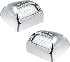Chrome LED License Plate Lights Lamp Compatible with Silverado Suburban ...